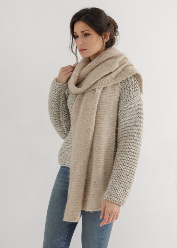An amazing scarf knitting pattern – Through the Stitch