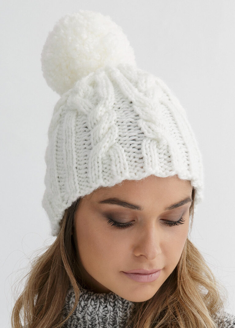 A unique cable beanie knitting pattern – Through the Stitch