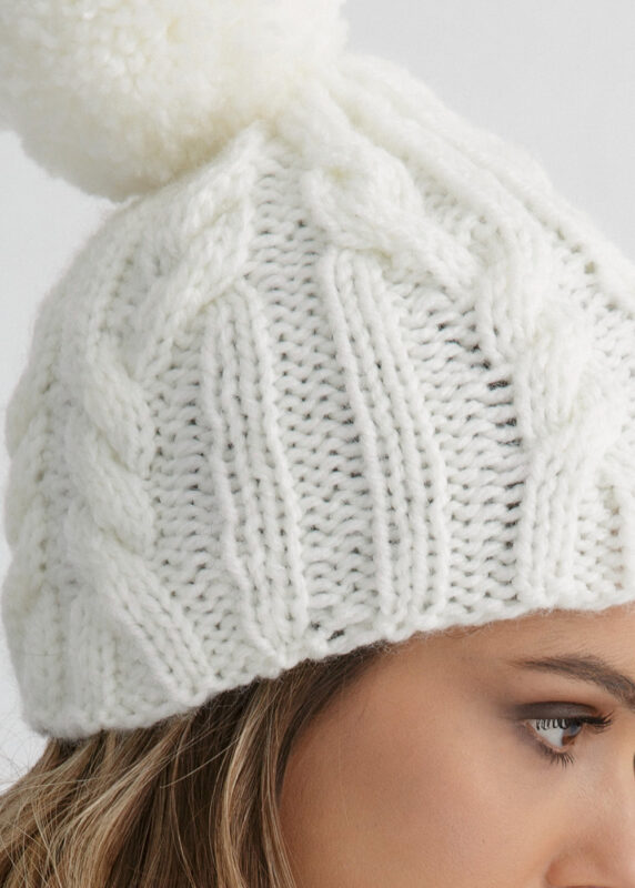 A unique cable beanie knitting pattern – Through the Stitch