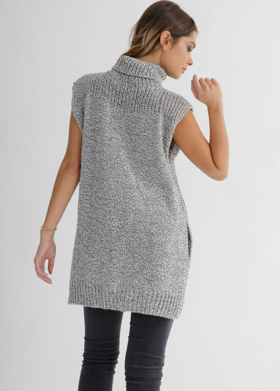 Slipover Knitting Pattern long and unique – Through the Stitch