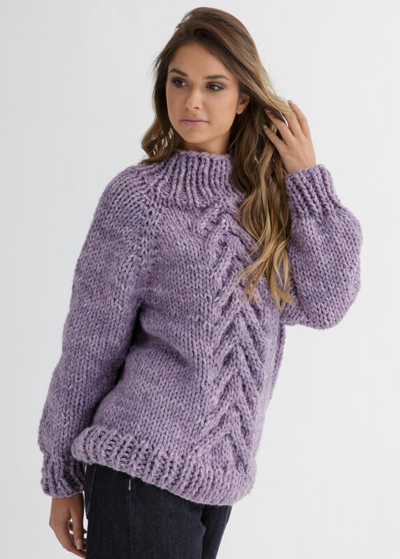 An easy top down sweater knit pattern – Through the Stitch