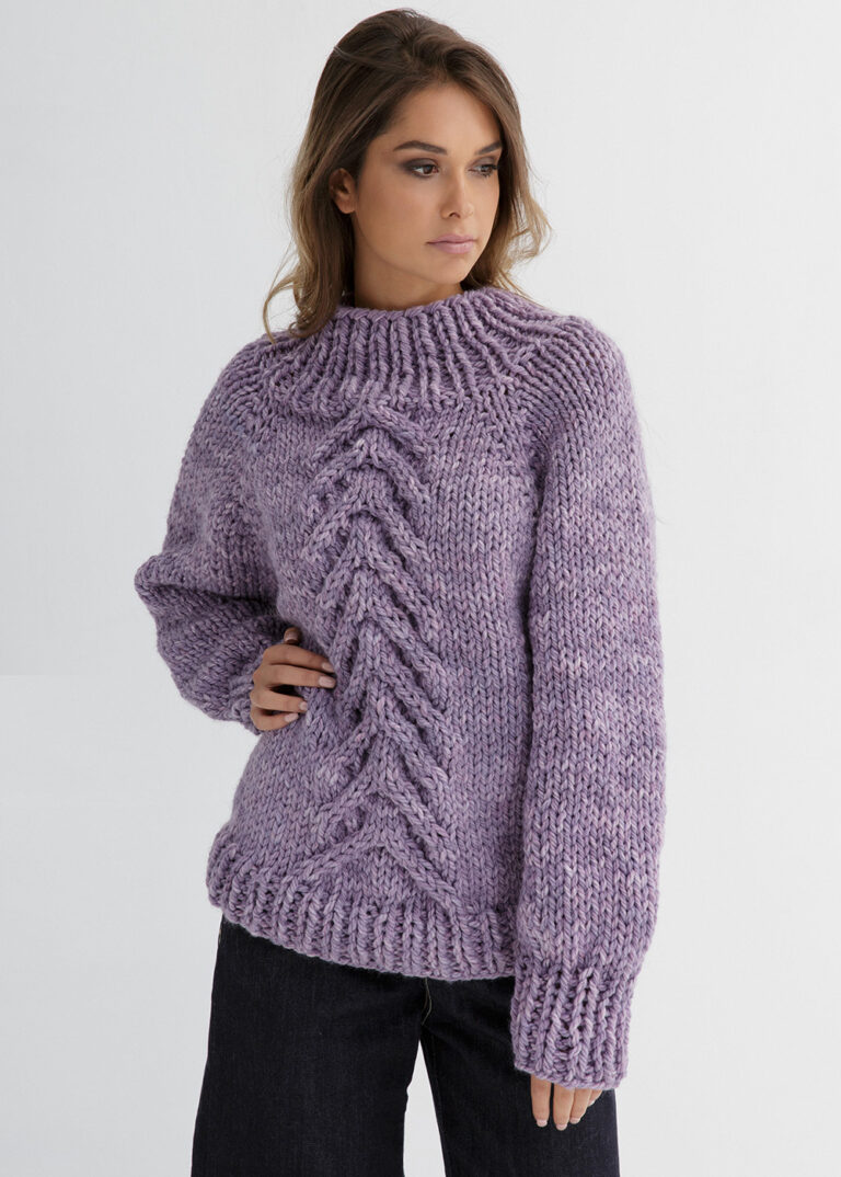 An easy top down sweater knit pattern – Through the Stitch