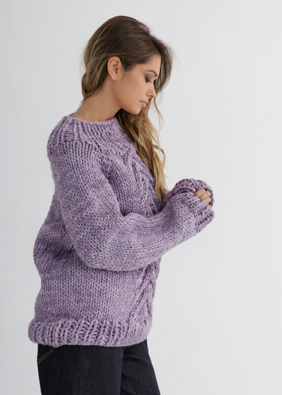 An easy top down sweater knit pattern – Through the Stitch