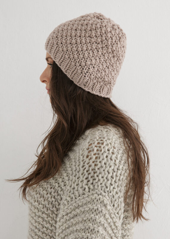 A beginner-friendly beanie knitting pattern – Through the Stitch