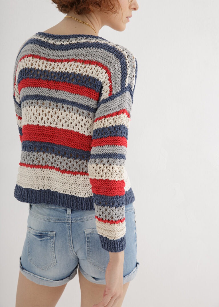 An amazing lace sweater knit pattern – Through the Stitch