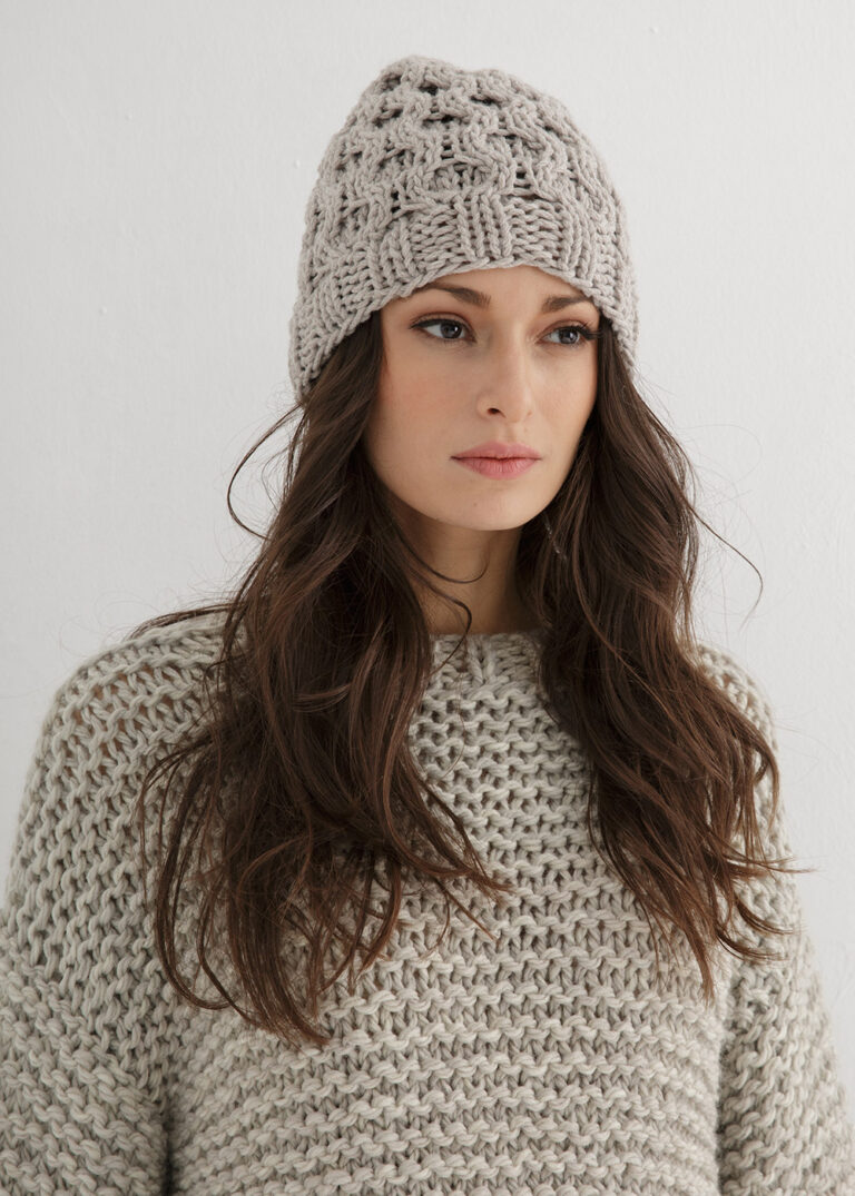 A unique Beanie Knitting Pattern – Through the Stitch