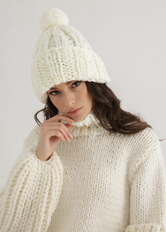 Knitting Pattern Bundle of a sweater and a beanie – Through the Stitch