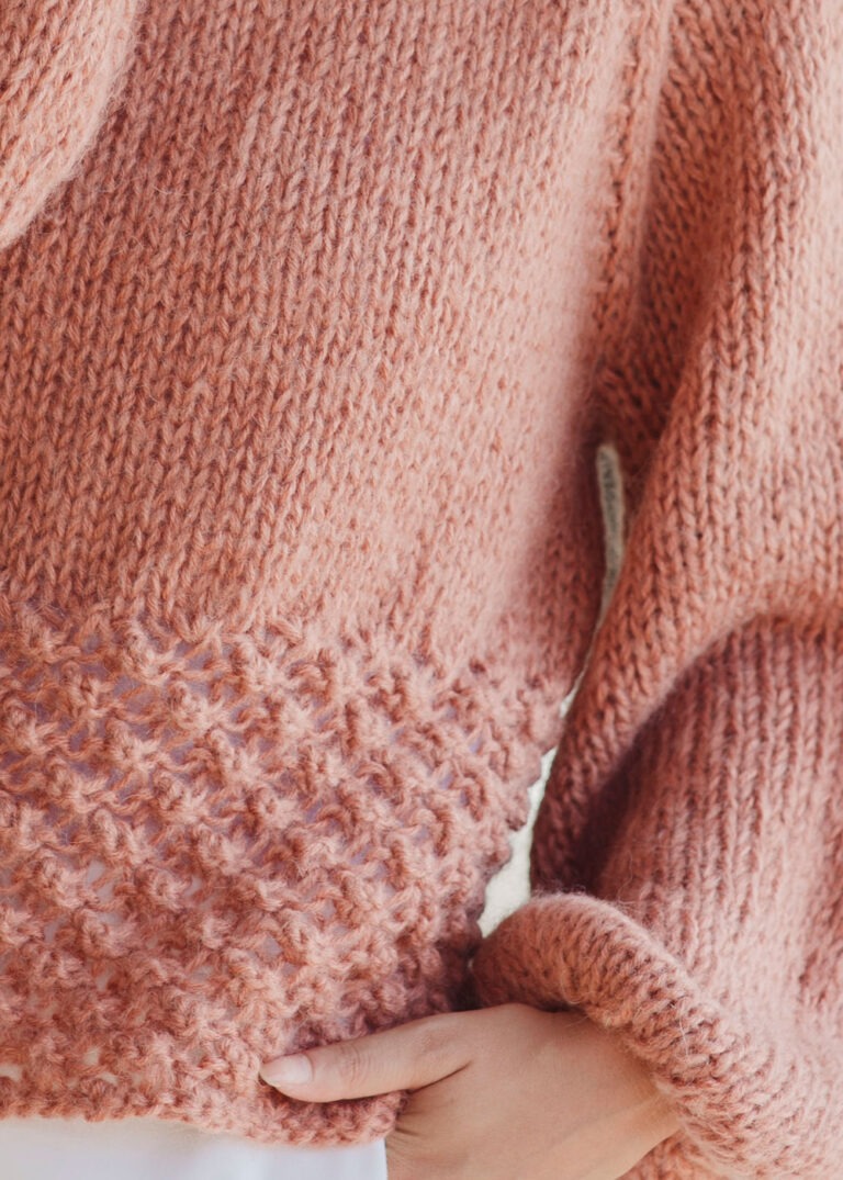 Sweater Knitting Pattern easy and amazing – Through the Stitch